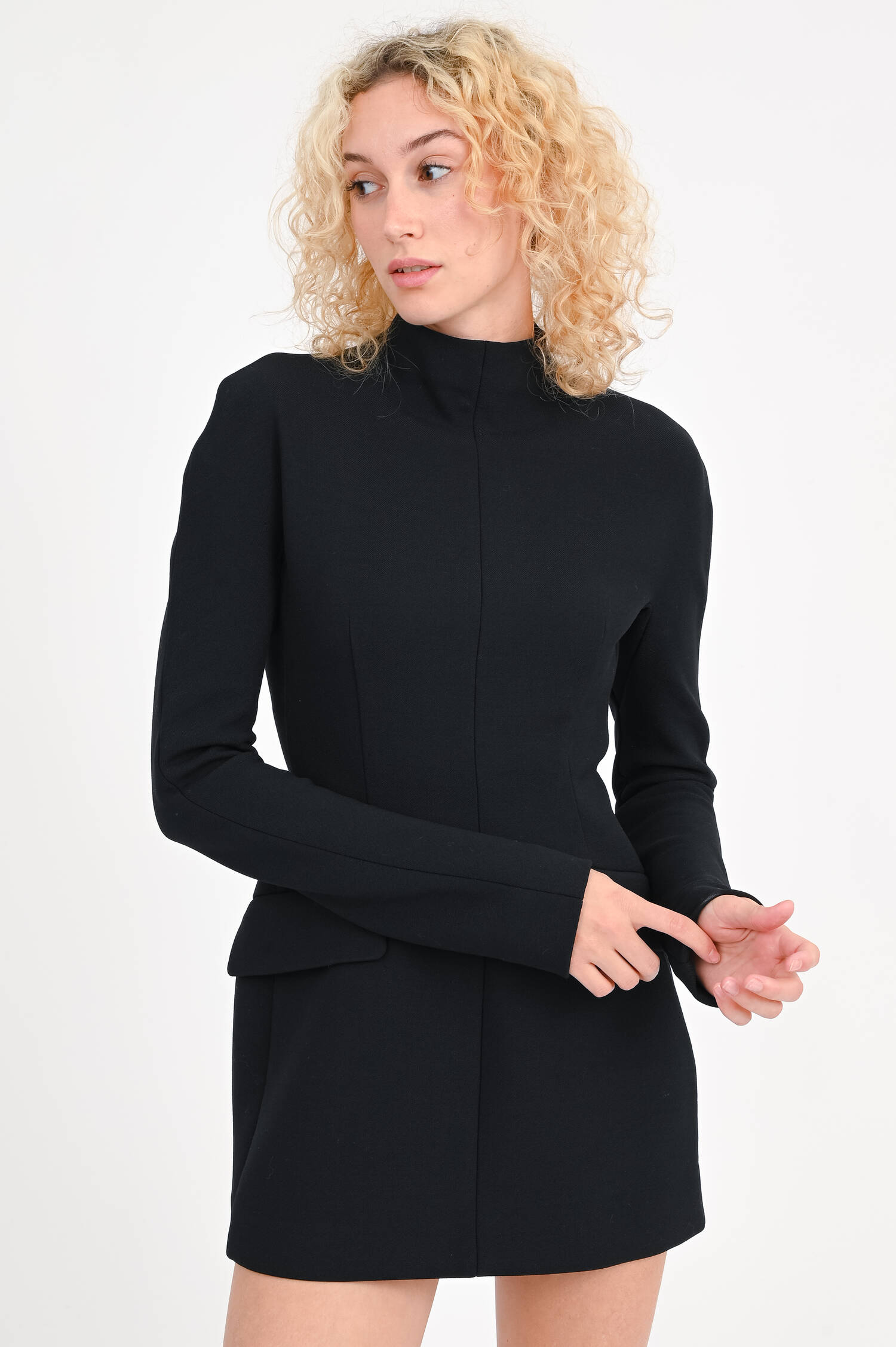 Mini-Kleid TEFRITE in Schwarz