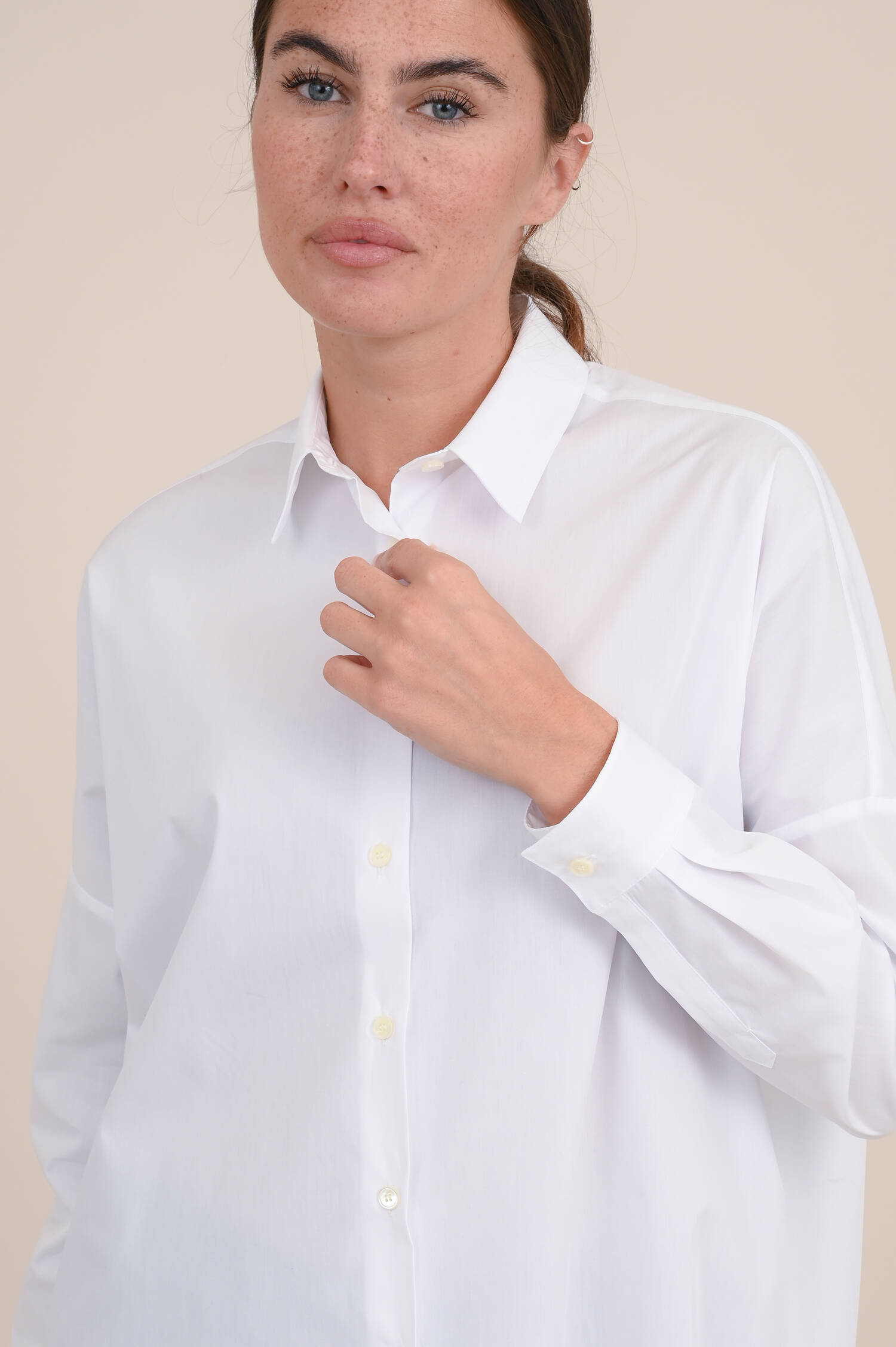 Oversized Bluse GIOIA in Weiß